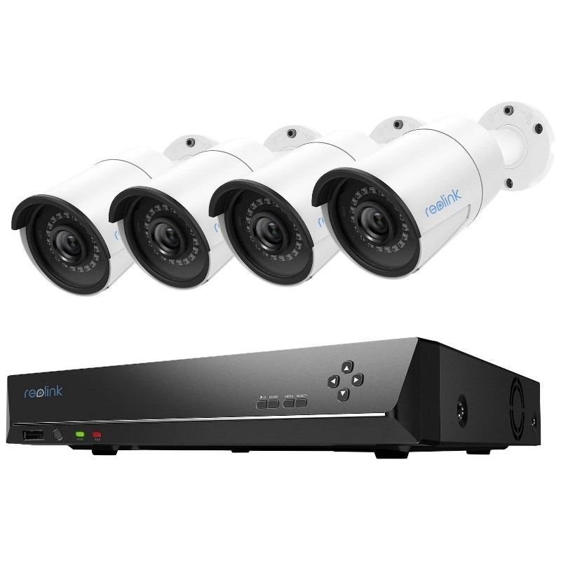 Reolink Kit Set 4 Surveillance Cameras - RLK8-410B4-2T-5MP - Kontrolsat