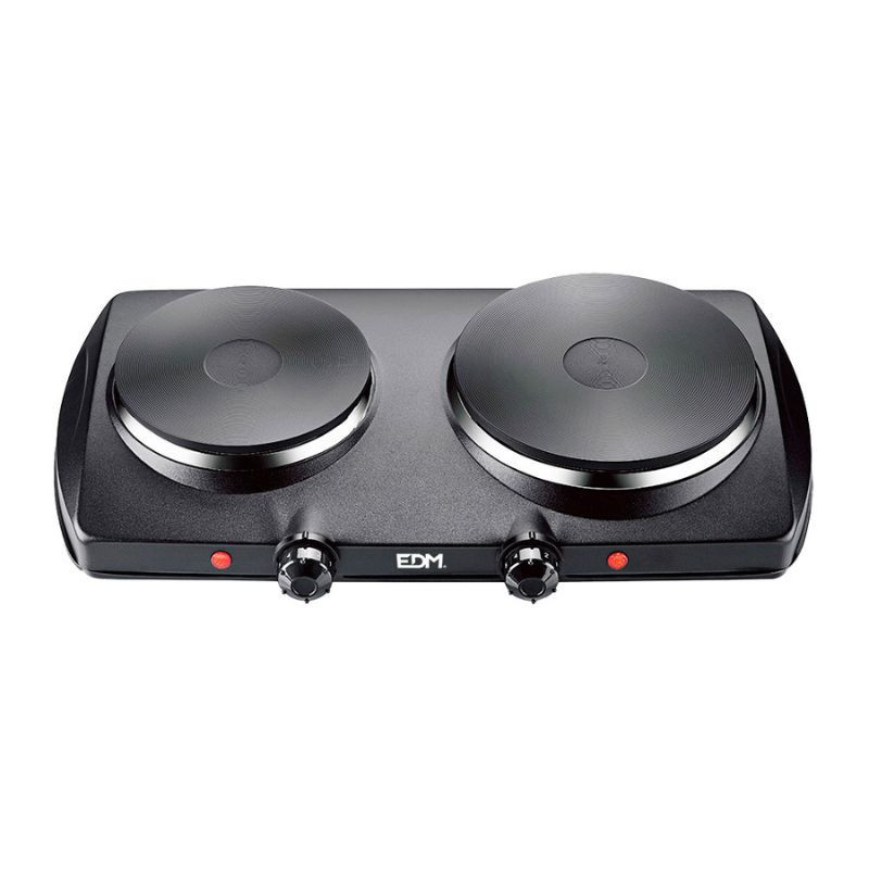 Portable Electric Board 2 EDM Zones - 1400W - Black - 07659 - Kontrolsat
