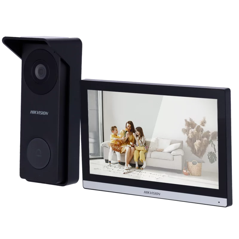 Hikvision Video Intercom Kit DS-KIS313-P(B) 4-Wire + WiFi HD-TVI ...