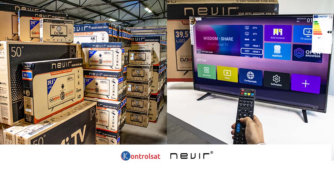 Nevir - TVs Económicas com Tamanhos Especiais - Kontrolsat - Kontrolsat